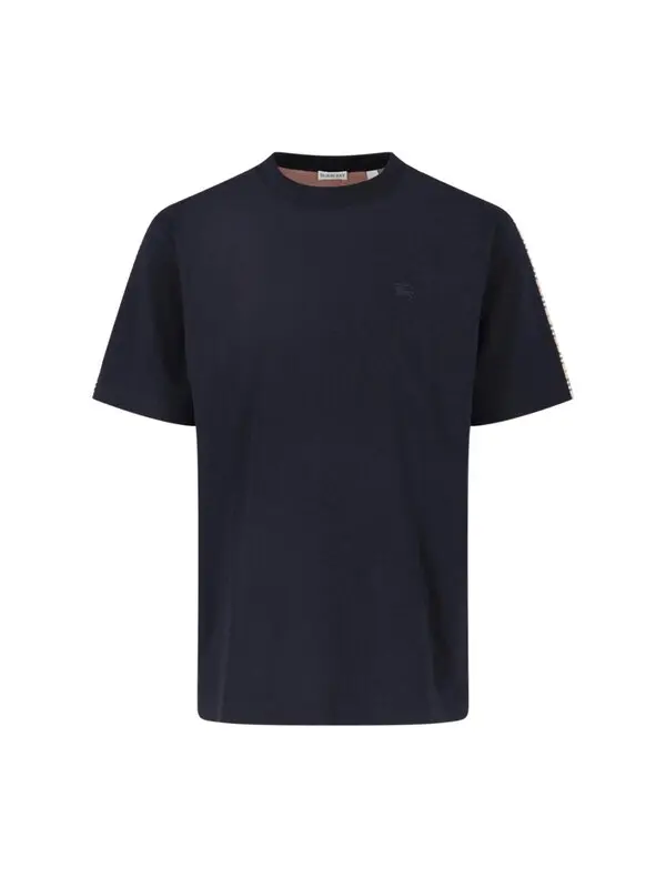 Burberry T-shirt "check - Black