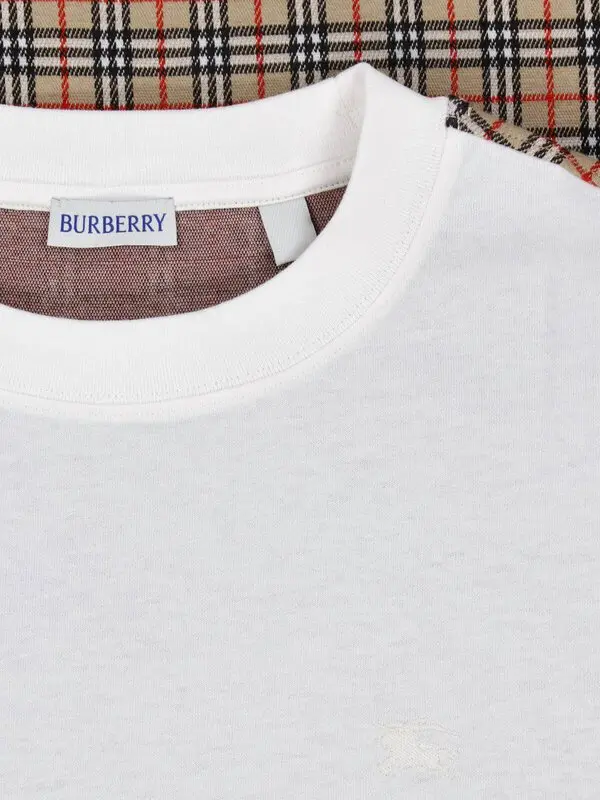Burberry T-shirt "check - White