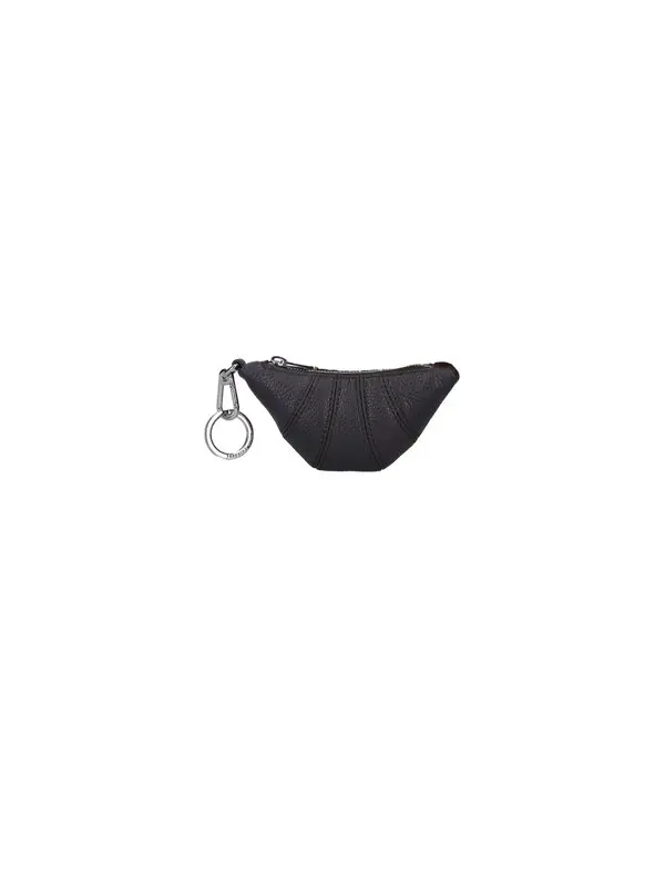 LEMAIRE Keychain "mini Croissant - Brown