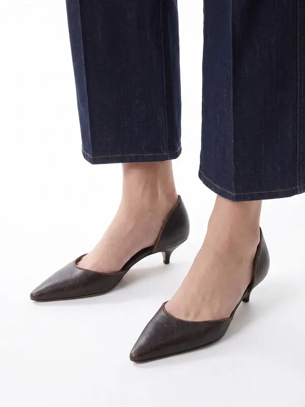 THE ROW Liisa D'orsay Pumps - Brown