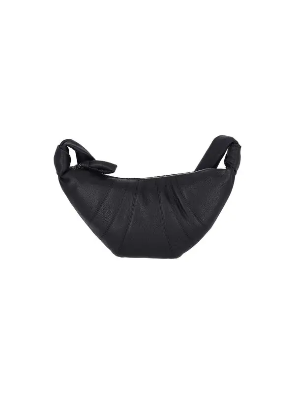 LEMAIRE Croissant Shoulder Bag - Black