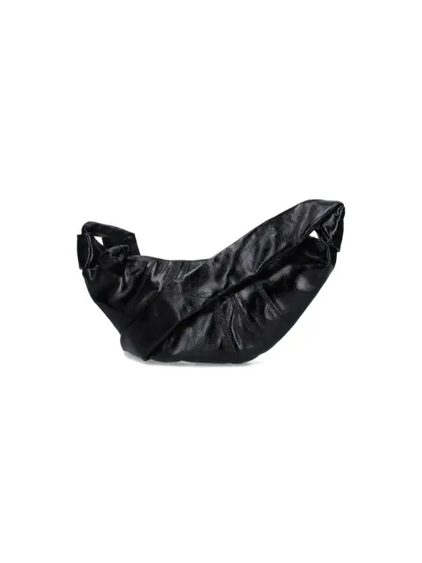 LEMAIRE Small Croissant Shoulder Bag - Black