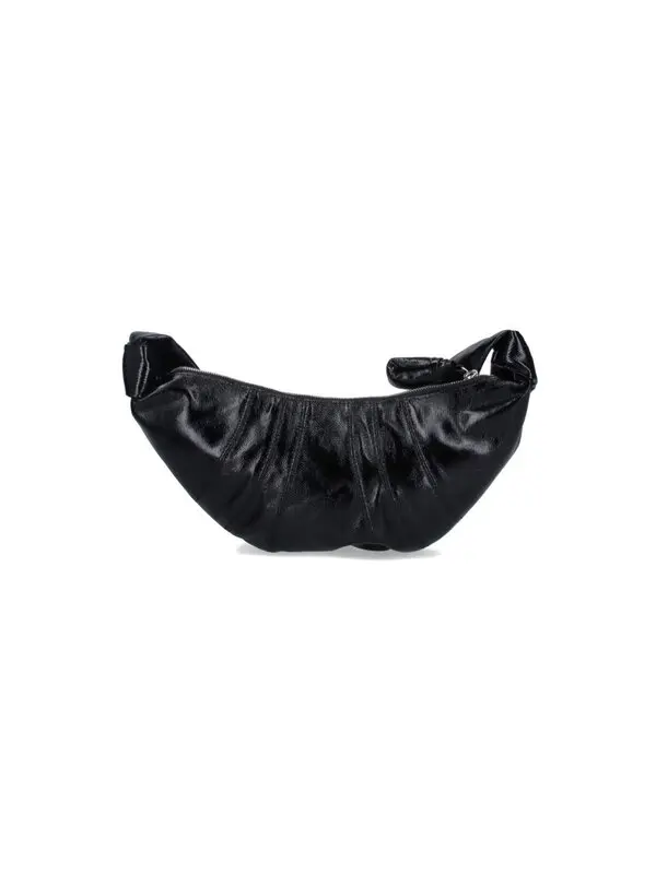 LEMAIRE Small Croissant Shoulder Bag - Black
