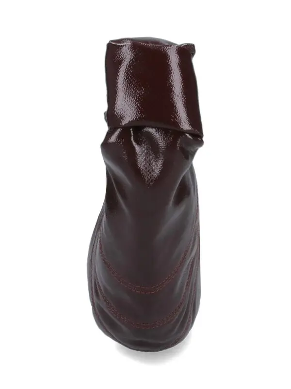 LEMAIRE Small Shoulder Bag "croissant - Brown