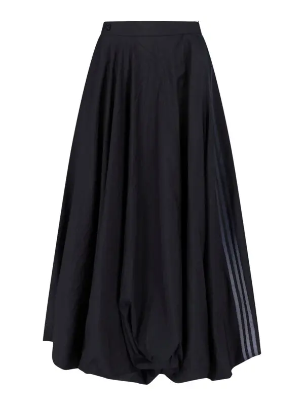 Y3 Midi Skirt "gradient 3 Stripes