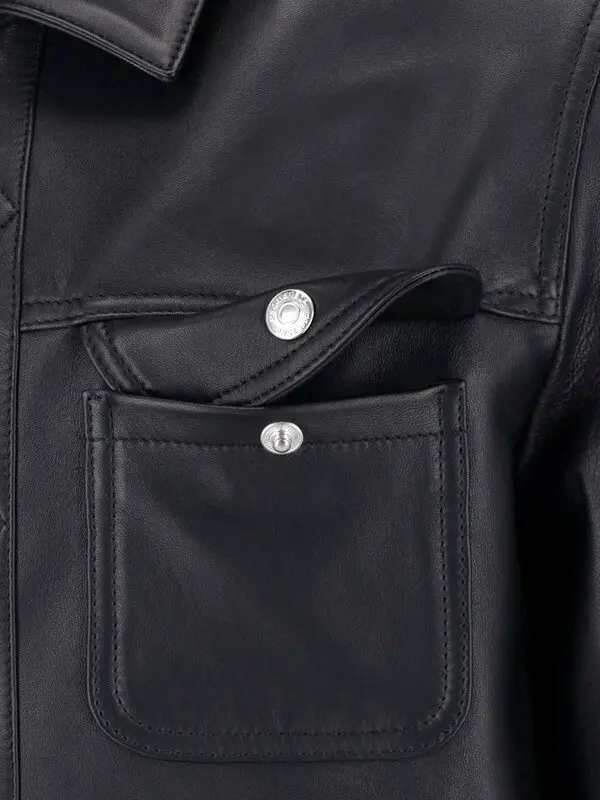 Dsquared2 Leather Jacket "trucker