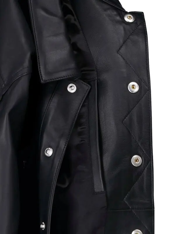 Dsquared2 Leather Jacket "trucker