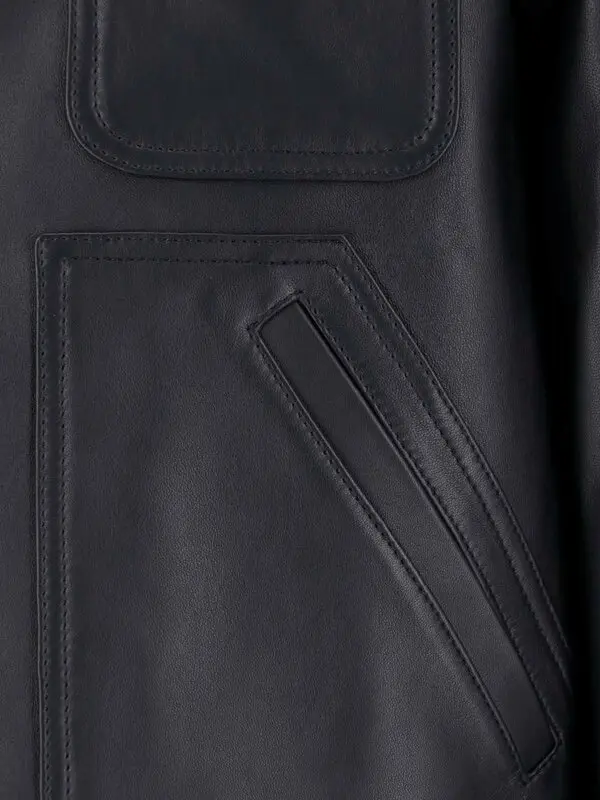 Dsquared2 Leather Jacket "trucker