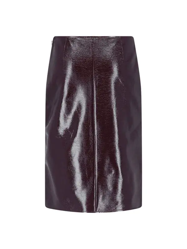 COURREGES Vinyl Midi Skirt