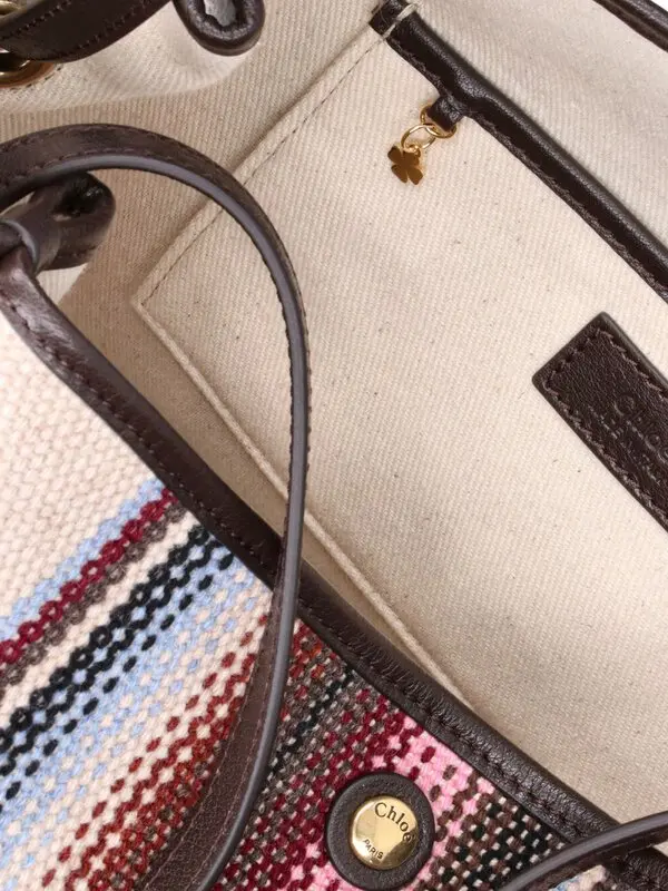 Chloé Clover" Tote Bag - Brown