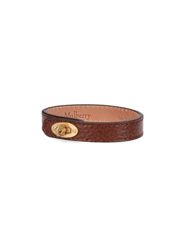 Mulberry Bayswater Thin Leather Bracelet