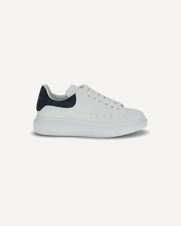 Alexander McQueen Oversized Leather Sneakers - White