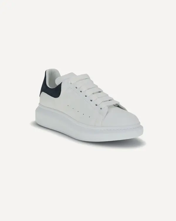 Alexander McQueen Oversized Leather Sneakers - White