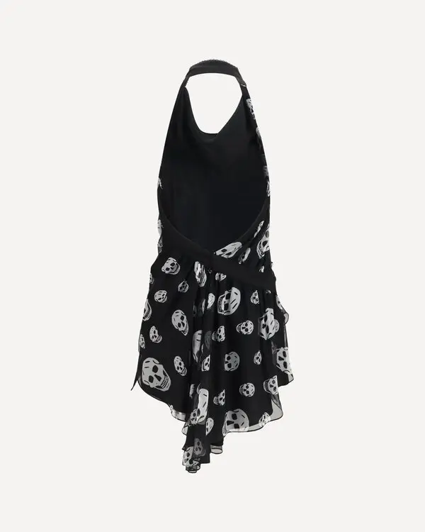 Alexander McQueen Halter Silk Top