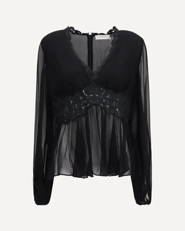 Zimmermann Luna Peplum Blouse