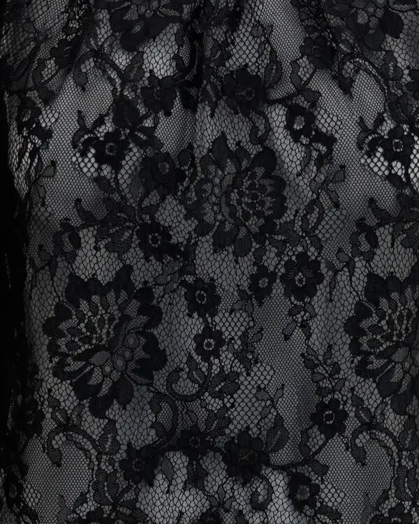 SELF-PORTRAIT Lace High Neck Blouse