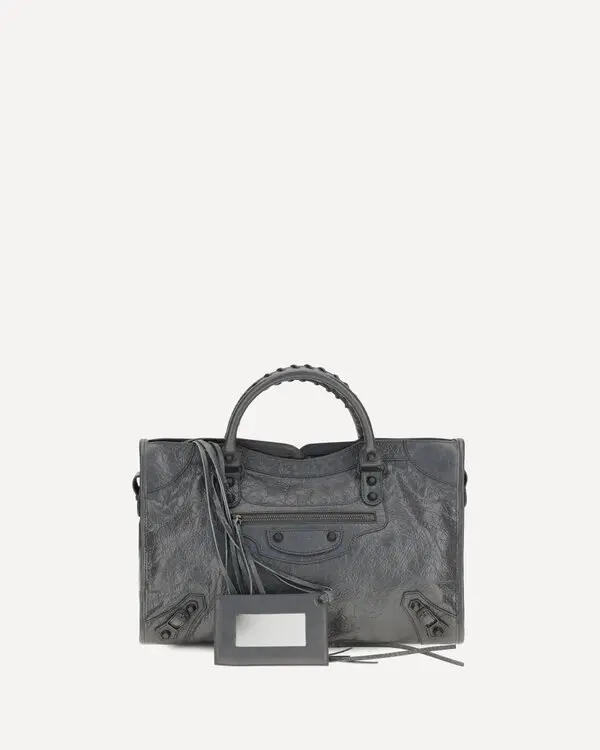 Balenciaga Le City Medium Handbag - Grey