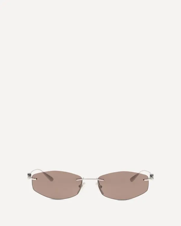 Balenciaga Geometric Oval Sunglasses