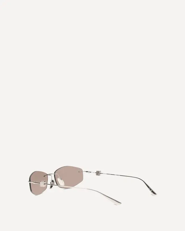 Balenciaga Geometric Oval Sunglasses