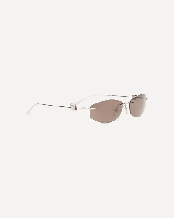 Balenciaga Geometric Oval Sunglasses
