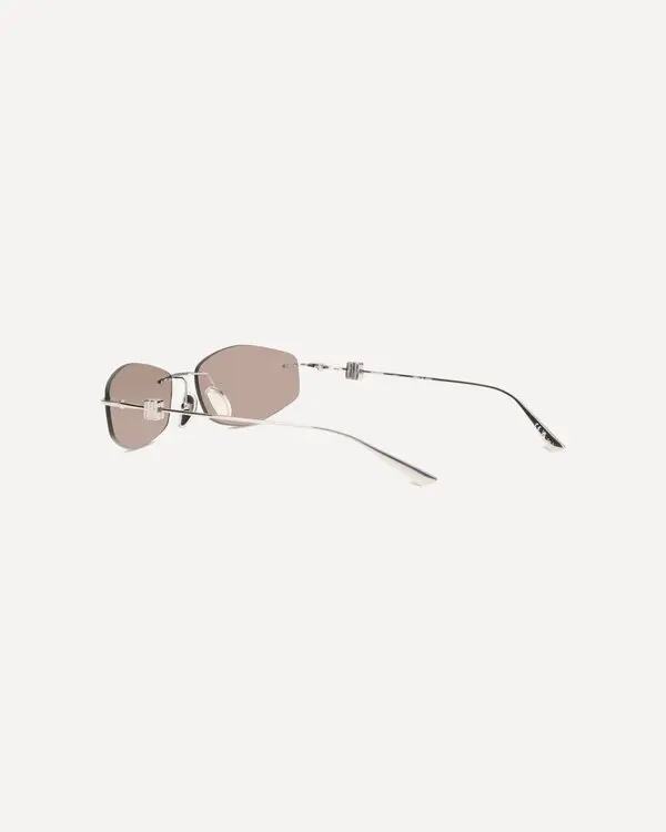Balenciaga Geometric Oval Sunglasses