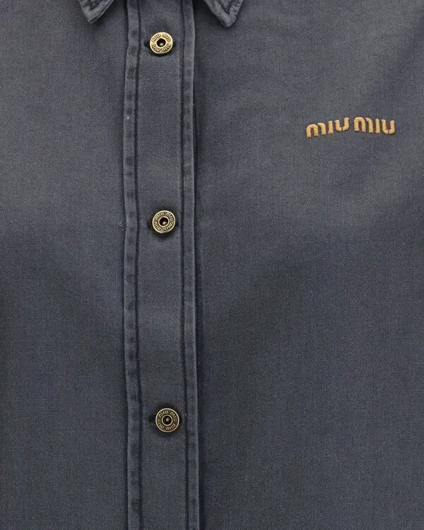 Miu Miu Denim-style Cotton Shirt