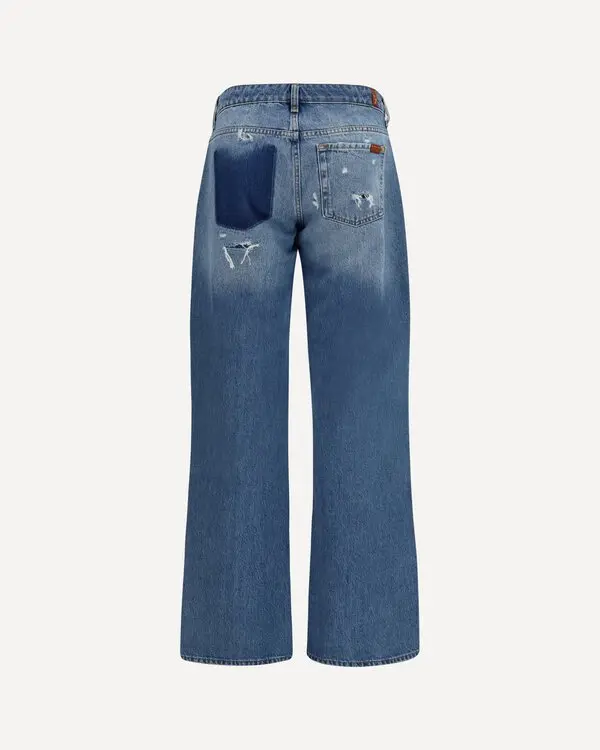 7FOR Straight-leg Jeans
