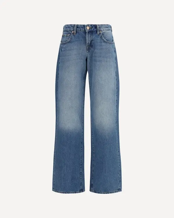 7 For All Mankind Straight Leg Jeans - Blue