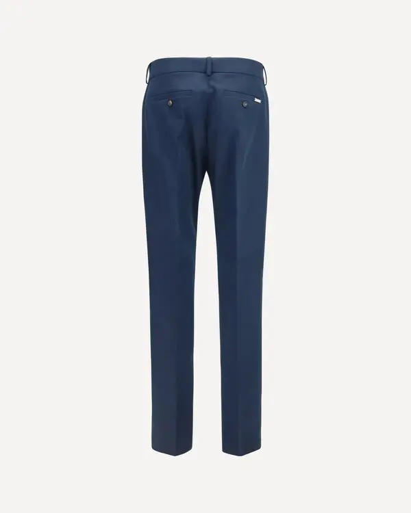 FERRAGAMO Cotton And Cashmere Chinos Pants