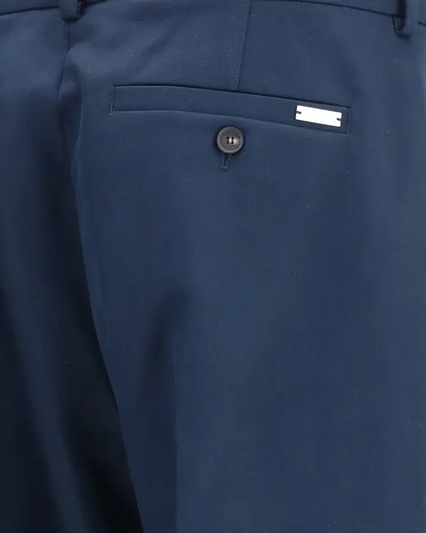 FERRAGAMO Cotton And Cashmere Chinos Pants