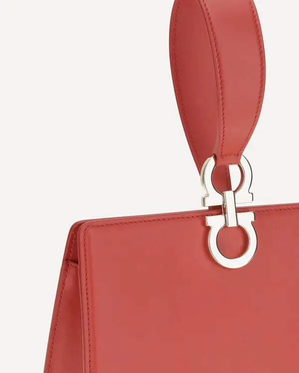FERRAGAMO Rigid Leather Handbag