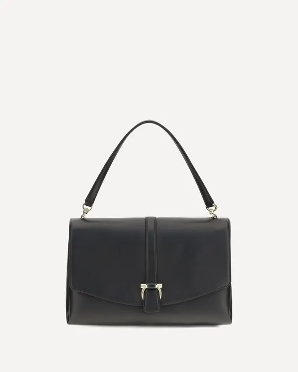 FERRAGAMO Large Mia Shoulder Bag - Black