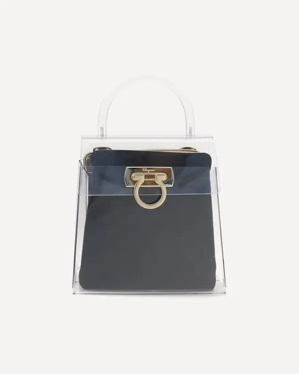 FERRAGAMO Pvc Top Handle Bag