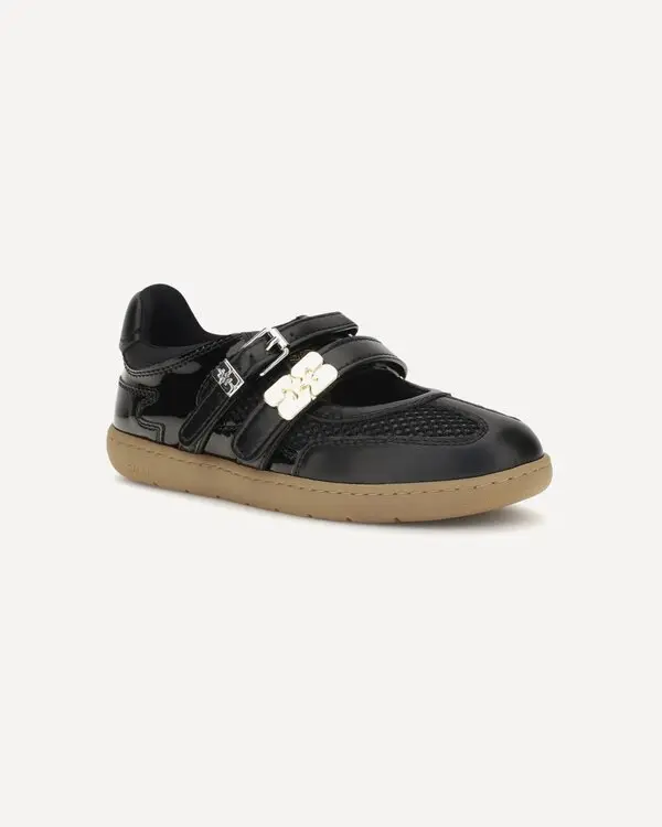 GANNI Sue Ballerinas With Buckle Detail