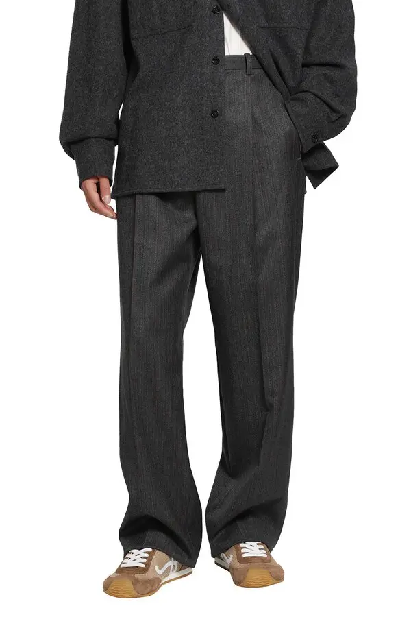 JIL SANDER Trousers 244 - Grey