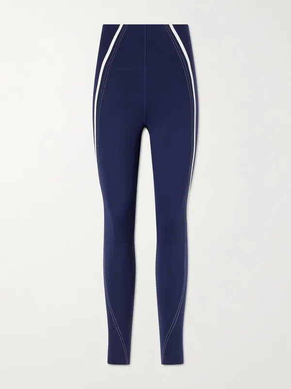 Lululemon Striped Ultralu Leggings - Blue