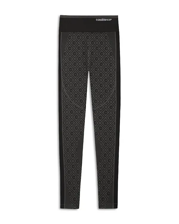 Casablanca Seamless Monogram Leggings - Grey Monogram