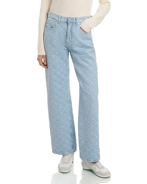 Casablanca Monogram Baggy Jeans