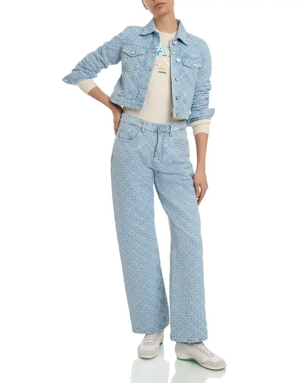 Casablanca Monogram Baggy Jeans