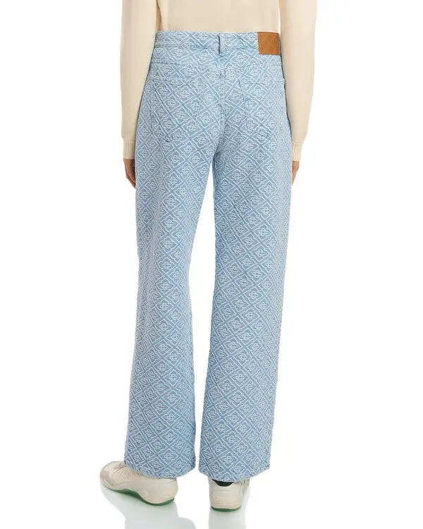 Casablanca Monogram Baggy Jeans