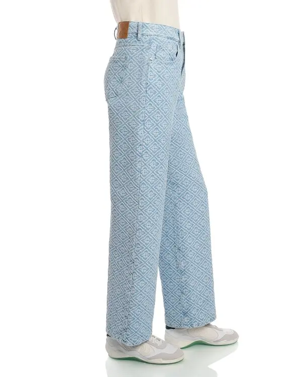 Casablanca Monogram Baggy Jeans