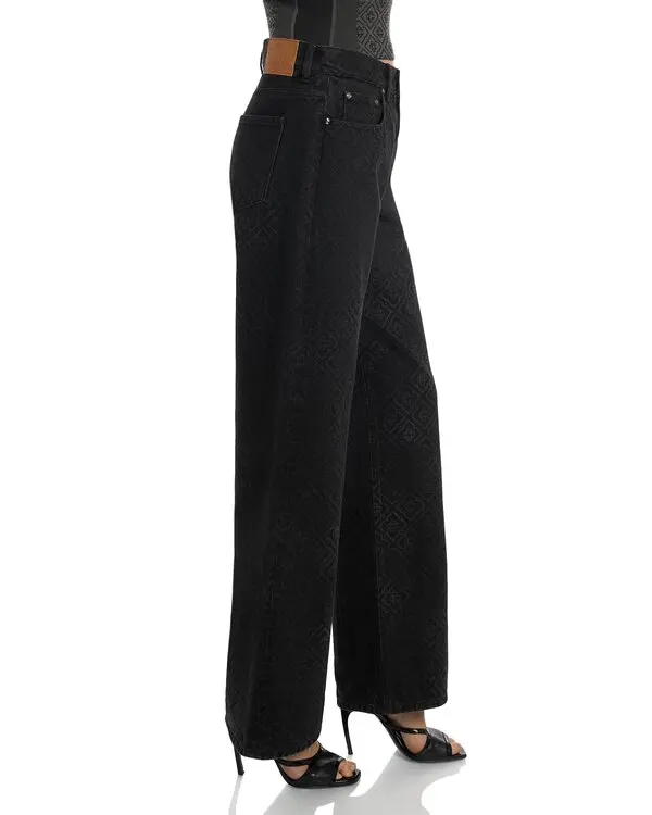 Casablanca Monogram Baggy Jeans