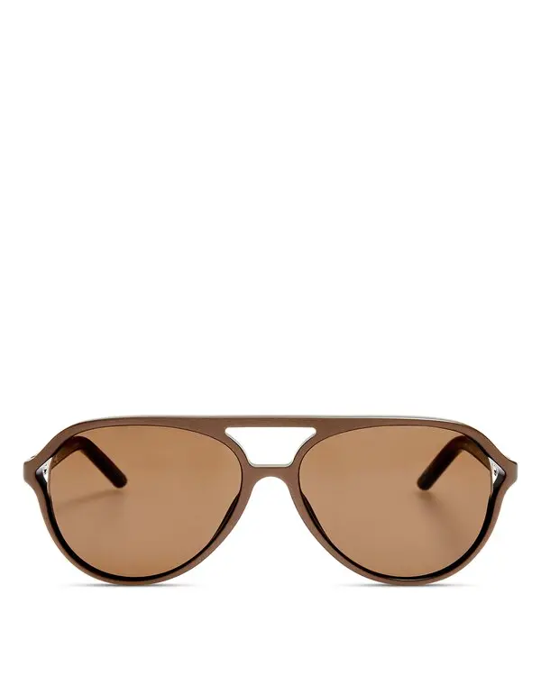 Jacquemus Pastro Aviator Sunglasses, 57mm