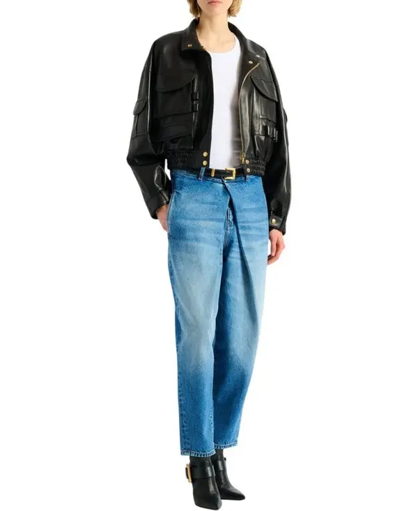 Balmain Lambskin Bomber Jacket