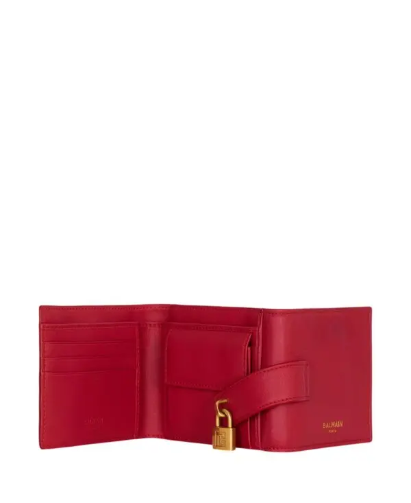Balmain Pulse Trifold Smooth Leather Wallet