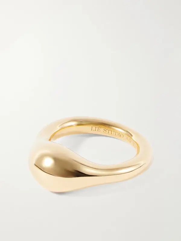 Lié Studio The Chloe Plated Sterling Silver Ring - Gold