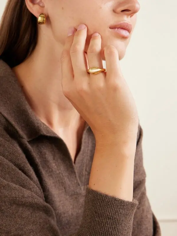 Lié Studio The Chloe Plated Sterling Silver Ring