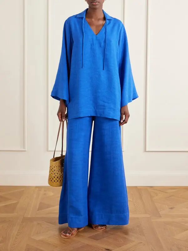Lisa Marie Fernandez Canvas Wide-leg Pants