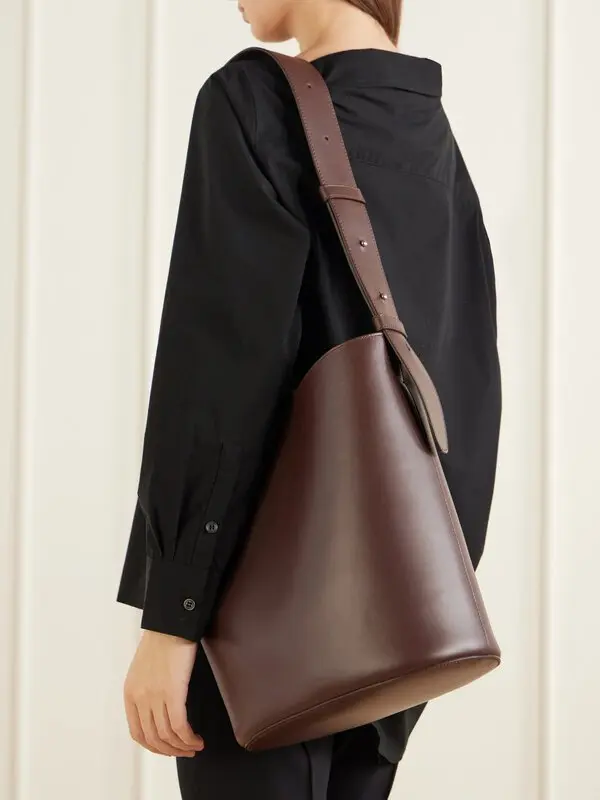 LIÉ STUDIO The Grace Leather Tote - Brown