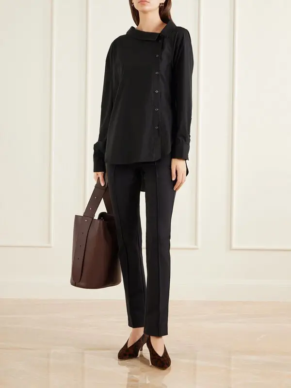 LIÉ STUDIO The Grace Leather Tote - Brown
